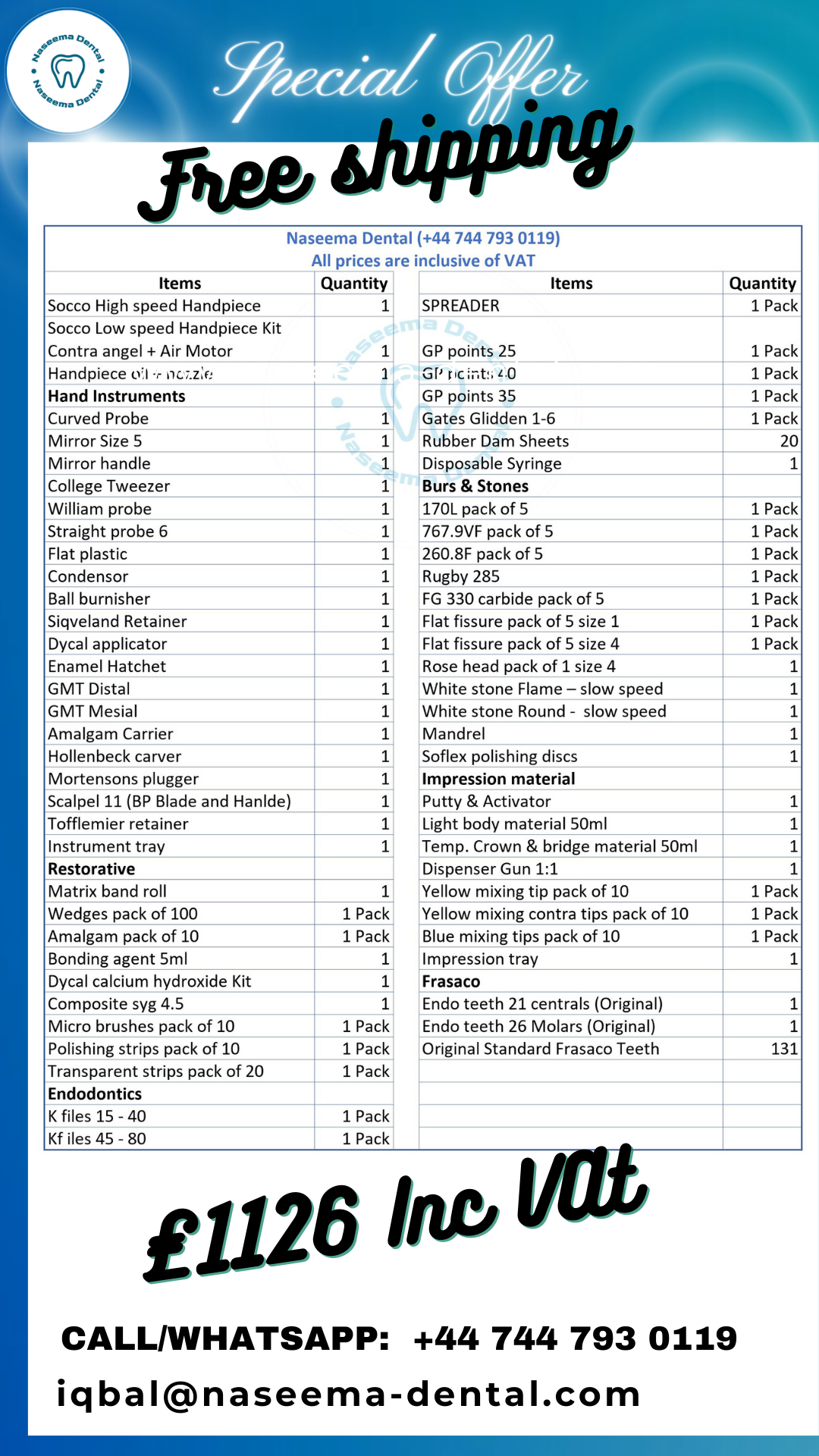 Naseema Dental || Product Details